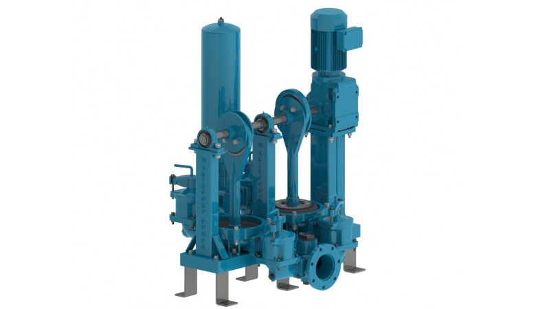 Sludge Pro 4" Double Disc Space Saver Pump | Wastecorp