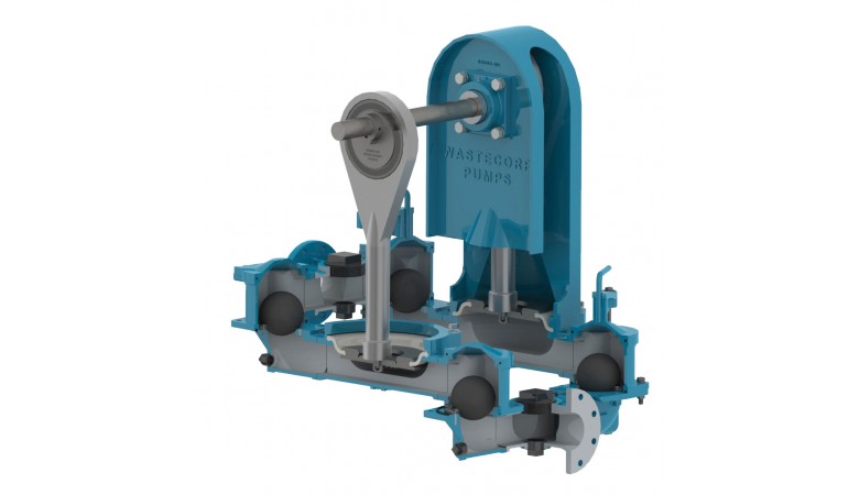 Sludge Pro 4" Double Disc Space Saver Pump | Wastecorp